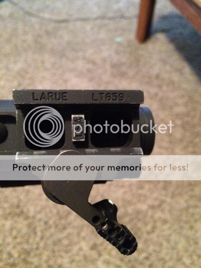 Aimpoint CompM4 W/ Larue Mount - Calguns.net