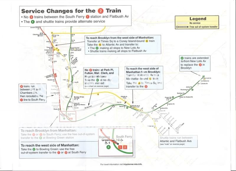 My General Reroute Maps - New York City Subway - NYC Transit Forums